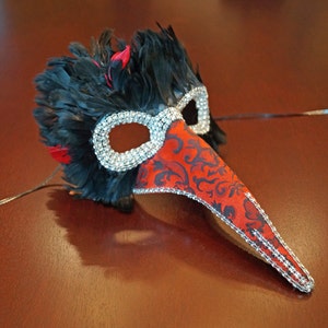 Bird masquerade mask | Etsy