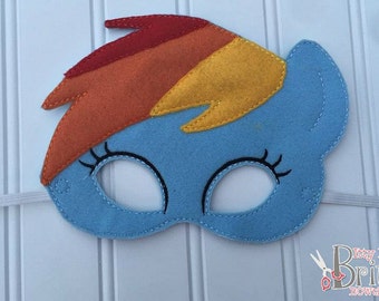 Rainbow dash mask | Etsy