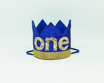 Royal blue crown | Etsy