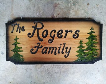 Pine wood sign | Etsy