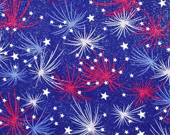Fireworks fabric | Etsy