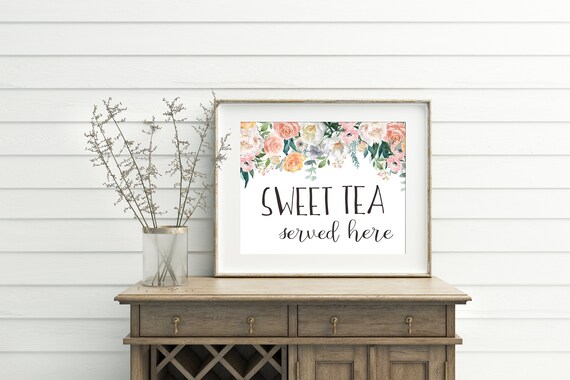 Sweet Tea printable sweet tea sign southern decor southern