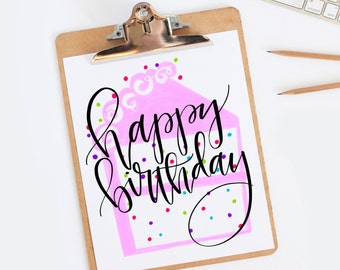 Happy birthday sign | Etsy