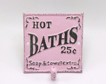 Pink bathroom decor | Etsy