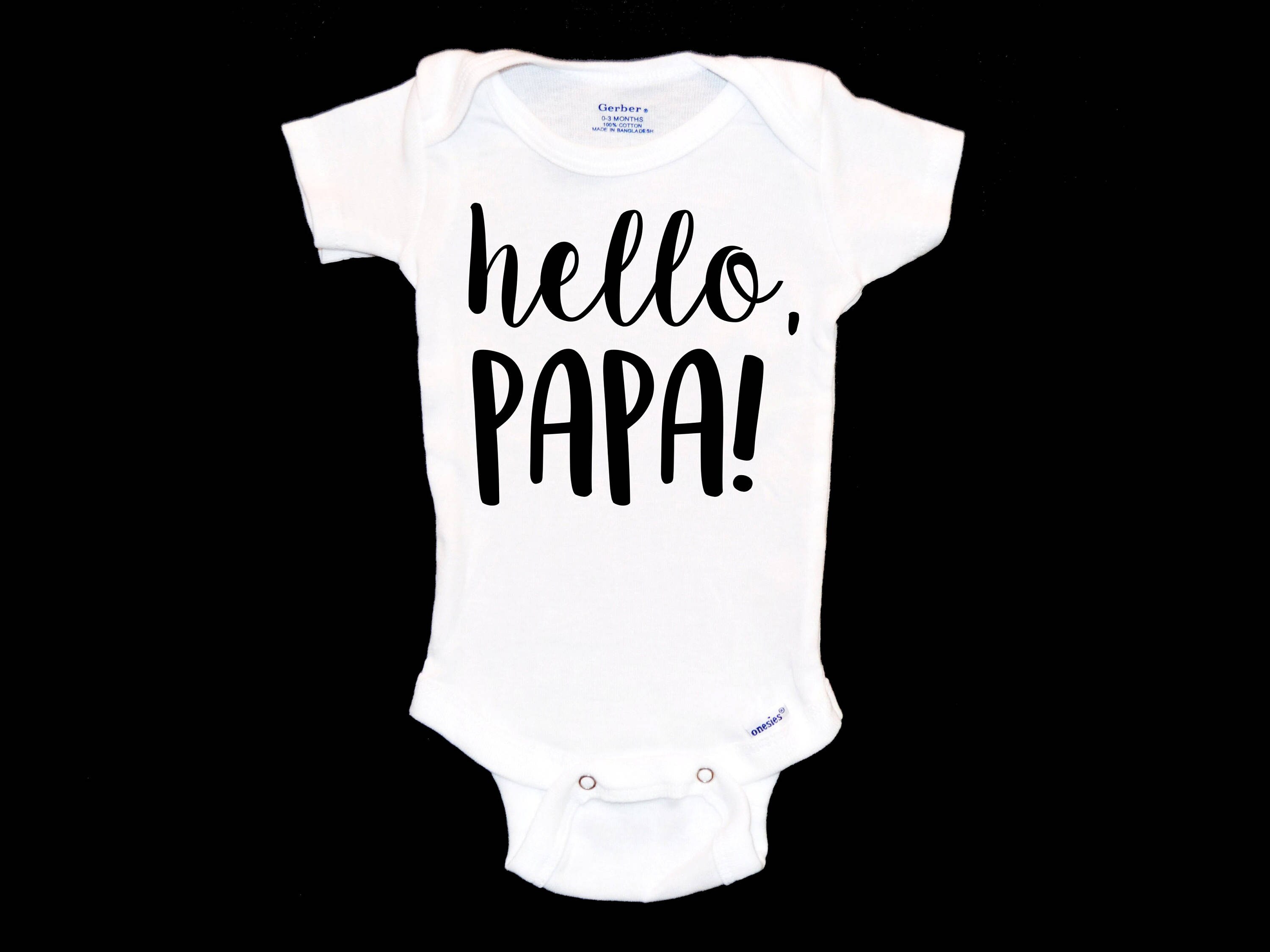 Hello Papa Surprise Pregnancy Announcement. PawPaw.