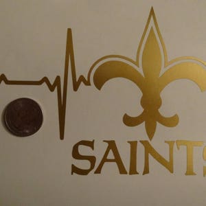 New orleans saints decal | Etsy