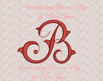 Monogram letter b | Etsy