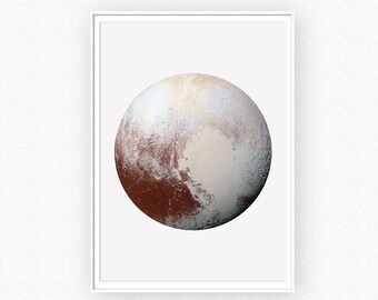 Pluto poster | Etsy