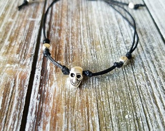 Skull bracelet | Etsy