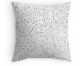 White lace pillow | Etsy