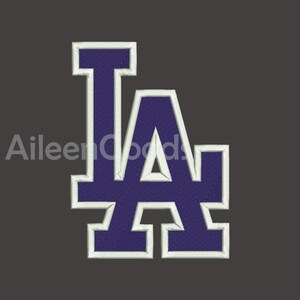 Dodgers embroidery | Etsy