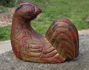 Quail wood carving | Etsy