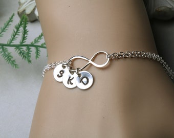 Large infinity Family Tree Necklaceinitial heart