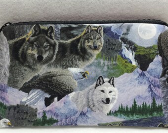 Wolf pencil case | Etsy