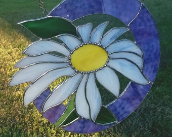 Stained glass daisy | Etsy