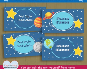 Space food labels | Etsy