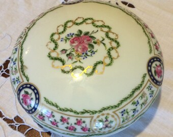 Porcelain powder box | Etsy