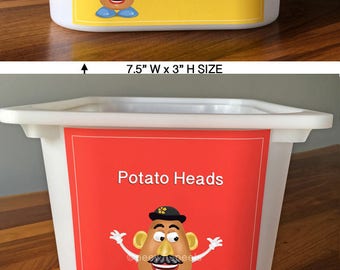 Toy bin labels | Etsy