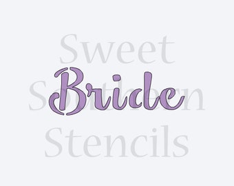 Bride stencils | Etsy