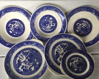 Blue and white china | Etsy