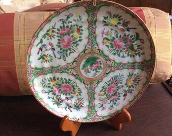 Rose medallion plate | Etsy