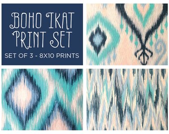 Ikat painting | Etsy