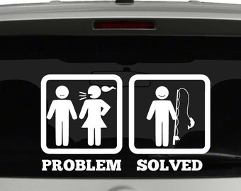 Problem solved funny divorce T-shirt screenprinted