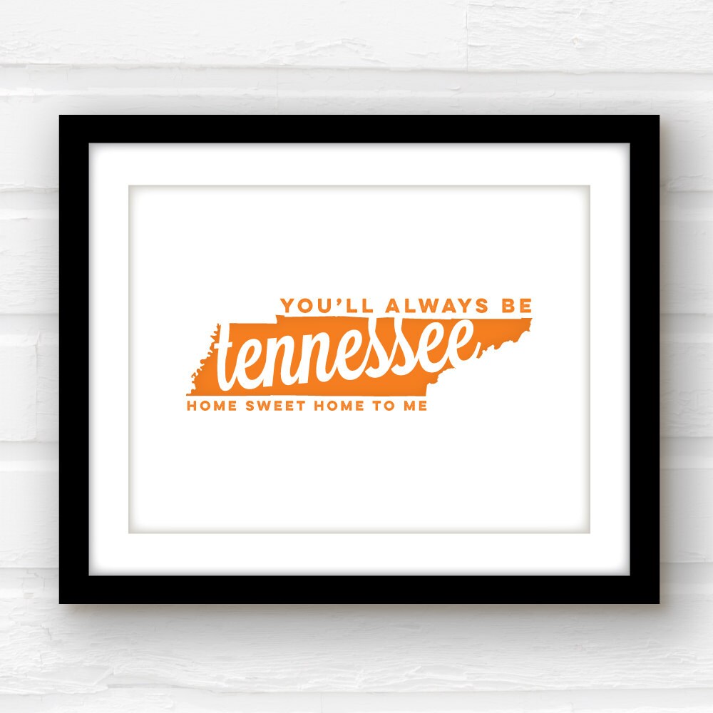 Tennessee art Tennessee print Tennessee home decor