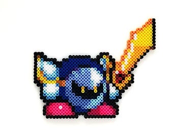 Crochet Dark Meta Knight Amigurumi wired