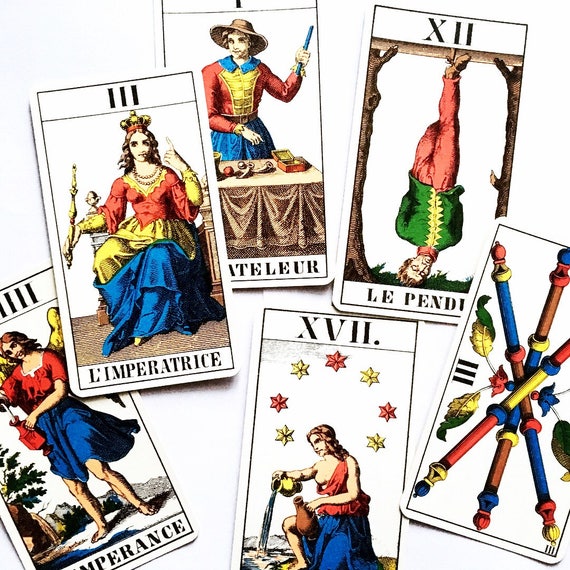 Replacement Tarot Cards 1974 1JJ Swiss Tarot