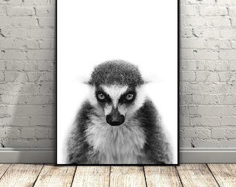 Lemur print | Etsy