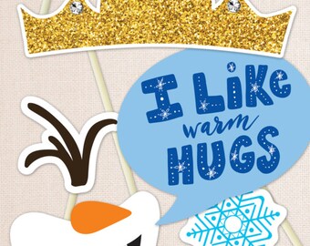 Frozen photo props | Etsy