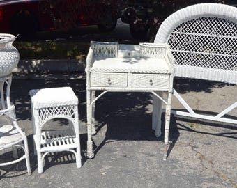 Wicker vanity | Etsy