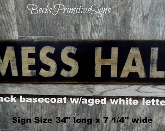 Army mess hall | Etsy