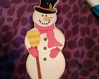 Snowman wall decor | Etsy