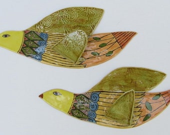 Ceramic birds | Etsy
