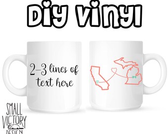 Coffee mug decal | Etsy