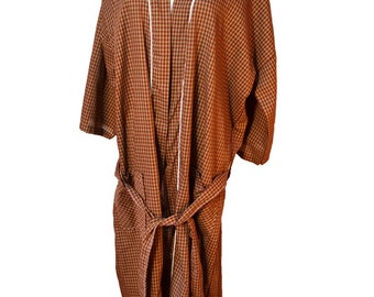 Plaid robe | Etsy
