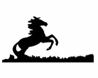 Horse vinyl decal | Etsy
