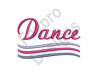 Dance embroidery | Etsy