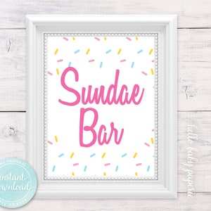 Sundae bar | Etsy