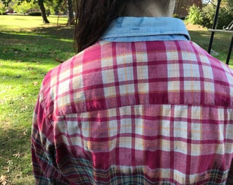 Bleached flannel | Etsy