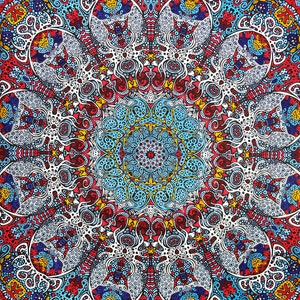 Psychedelic tapestry | Etsy