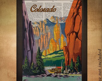 Colorado wall art | Etsy