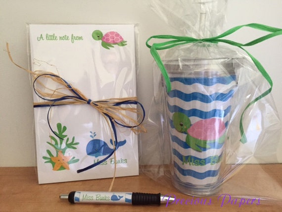 Ocean theme teacher gifts Ocean Theme teacher gift set