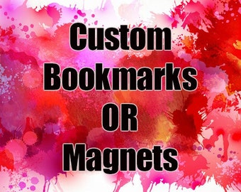 Custom bookmarks | Etsy