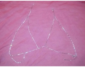 Diamond body chain | Etsy