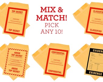 TOP SECRET classified document cover sheets multiple colors