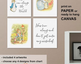 Peter rabbit quote | Etsy