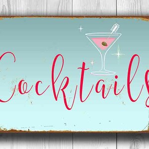 Cocktails sign | Etsy